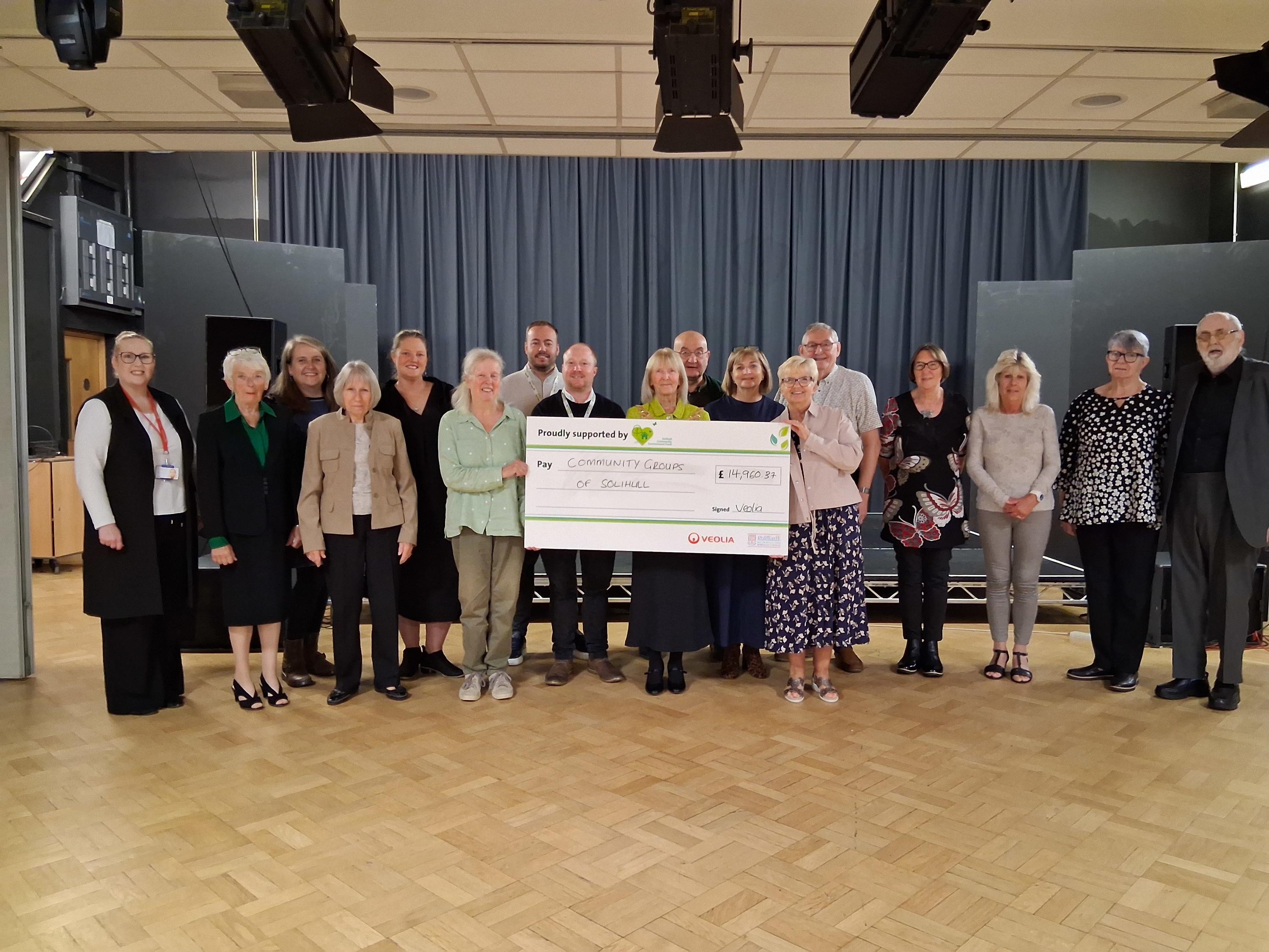 Solihull Council’s environmental partner Veolia awards £15k to ...